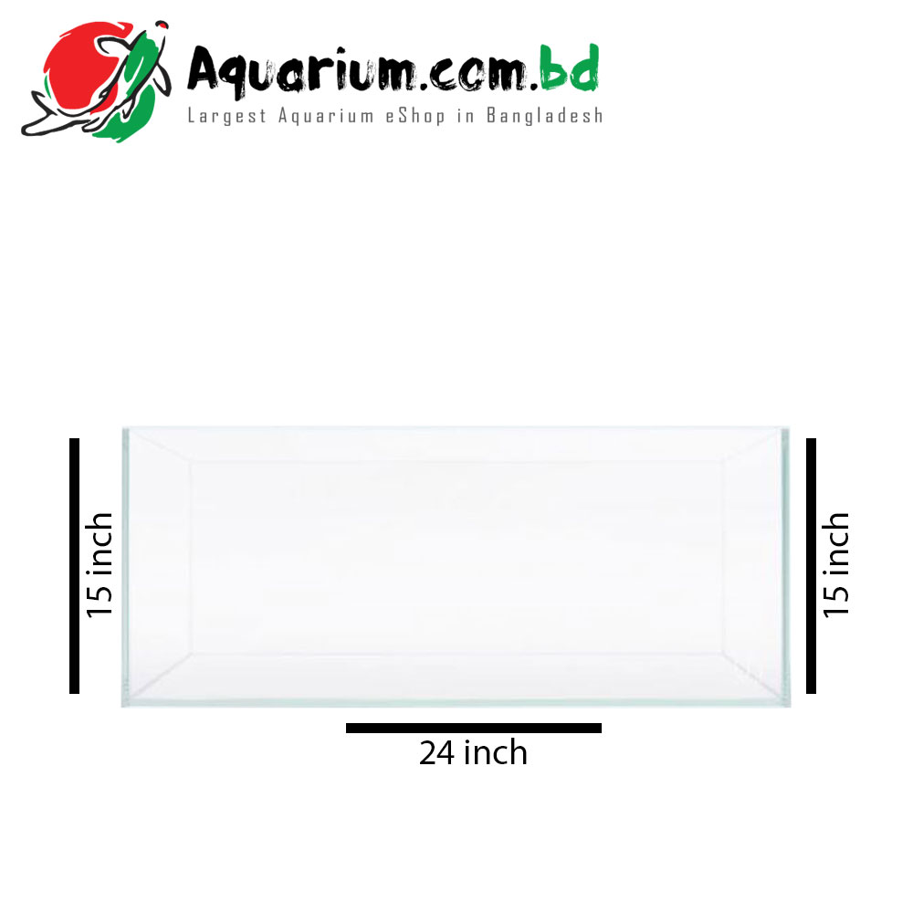 24″x15″x15″ Crystal Glass Aquarium Tank – phila link